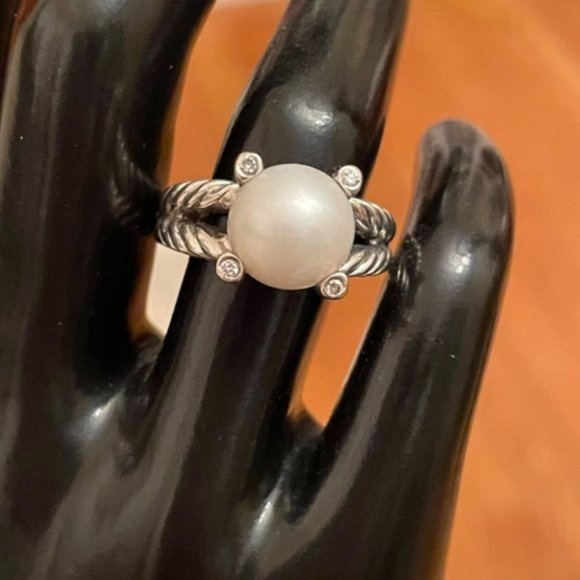 David Yurman | Jewelry | Authentic David Yurman Pearl Ring With ...